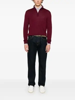 Gant Fine-knit Merino Sweater - Red