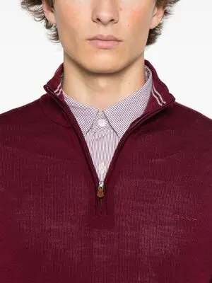 Gant Fine-knit Merino Sweater - Red