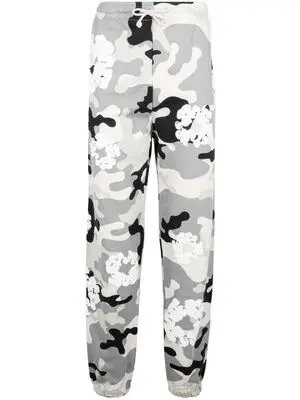 DENIM TEARS Camouflage-print Trousers - Black