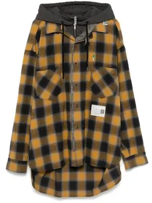 Mihara Yasuhiro Plaid-check Shirt