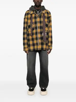Mihara Yasuhiro Plaid-check Shirt