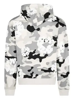 DENIM TEARS Camouflage-print Zip-up Hoodie