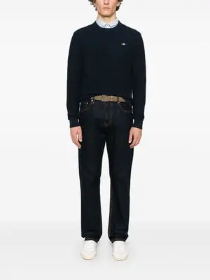 Gant Waffle-knit Sweater - Blue