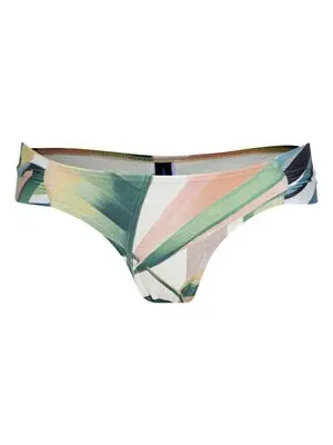 LYGIA & NANNY Graphic-print Bikini Bottom - Green