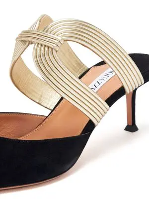 AQUAZZURA 50mm Suede Pumps