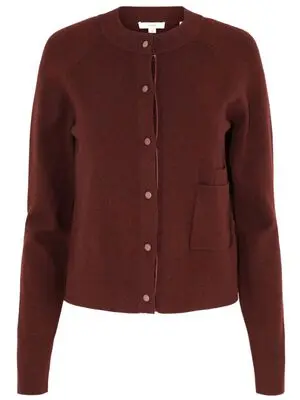 Vince Velvet-trim Cardigan