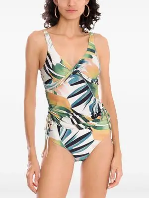 LYGIA & NANNY Graphic-print Tankini - White