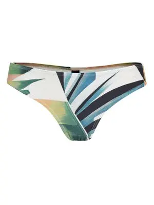 LYGIA & NANNY Graphic-print Bikini Bottom - Green