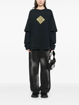 GROUND ZERO Graphic-print T-shirt - Black
