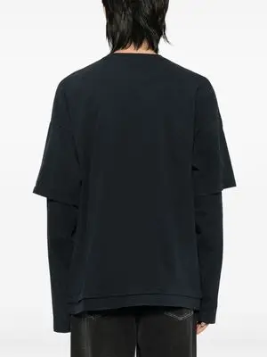 GROUND ZERO Graphic-print T-shirt - Black