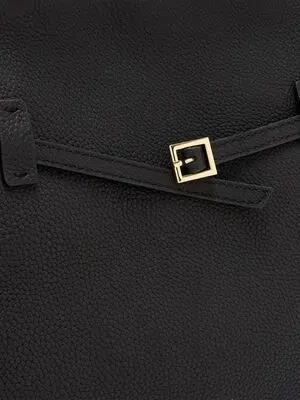 Manu Atelier 35 Le Cambon Leather Tote Bag - Black