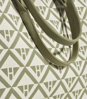 Harrods Geometric Tote Bag - Green