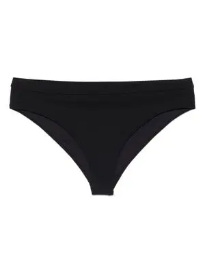 JIL SANDER Logo-print Bikini Bottom - Black