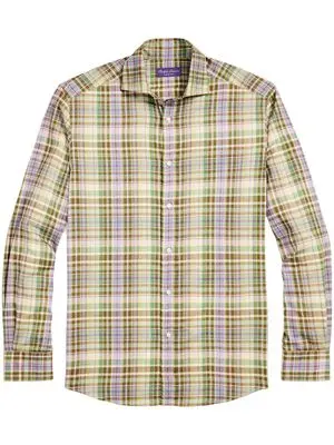 Ralph Lauren Purple Label Cotton Shirt - Brown