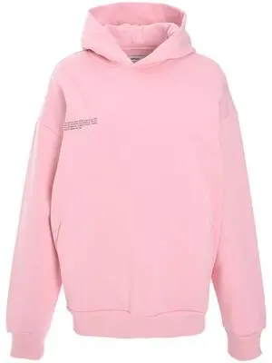 PANGAIA Logo-print Hoodie - Pink
