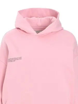 PANGAIA Logo-print Hoodie - Pink