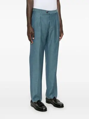 Etro Pleated Tapered Trousers