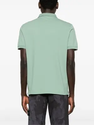 Stone Island Piqué-weave Polo Shirt - Green