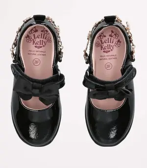 LELLI KELLY Patent Leather Bow-detail Annie Shoes