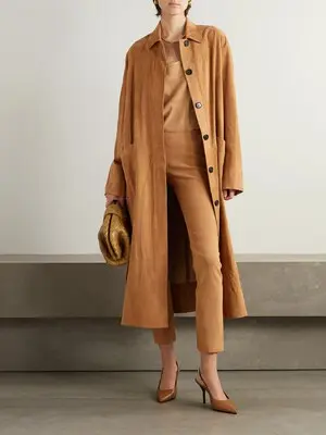 Stouls Corleone Suede Coat - Brown