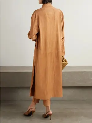 Stouls Corleone Suede Coat - Brown