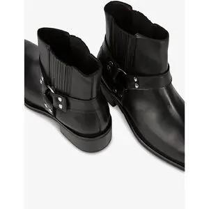The Kooples Buckle-embellished Leather Ankle Boots