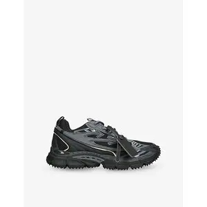 Off-White Mixed-textile Low-top Trainers - Black