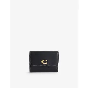 COACH® Essential Leather Card Holder - Black