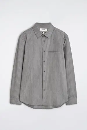 Cos Striped Cotton Shirt
