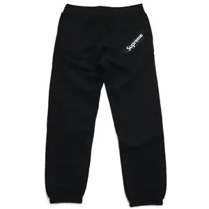 Supreme Corner Label Sweatpant - Black