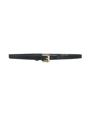 Emporio Armani Pebbled Leather Belt - Navy