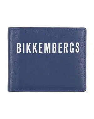 BIKKEMBERGS Wallet Calfskin - Blue