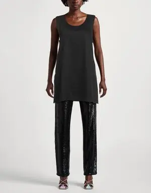 Woolrich Twill Sleeveless Top - Black