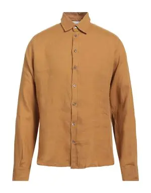 Alpha Studio Shirt Marigold Size Linen - Yellow