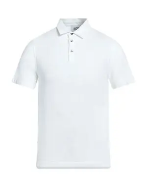 Alpha Studio Polo Shirt Military Size Cotton, Elastane - White