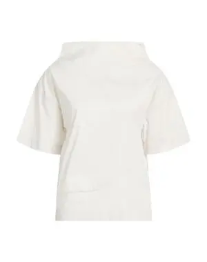 Alpha Studio Woven Top Light Grey