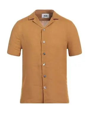Alpha Studio Shirt Size Linen - Yellow
