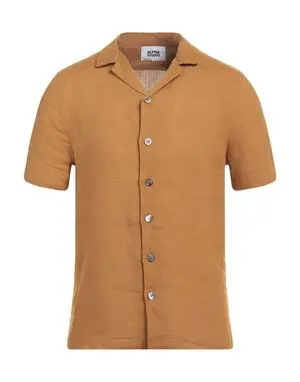 Alpha Studio Shirt Size Linen - Yellow