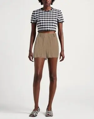 ALYSI Shorts & Bermuda Shorts Pastel Lyocell, Linen - Beige