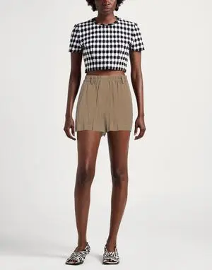 ALYSI Shorts & Bermuda Shorts Pastel Lyocell, Linen - Beige