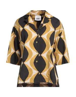 Alpha Studio Printed Cotton Shirt