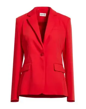 P.a.r.o.s.h Single-breasted Crepe Blazer - Red