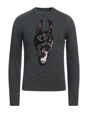 Zadig&Voltaire Merino Wool Sweater With Embroidered Dog Graphic