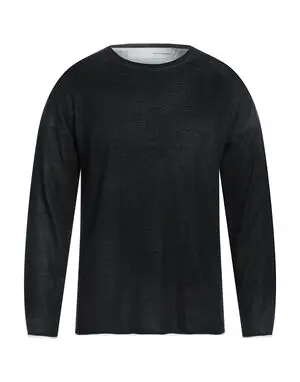 Isabel Benenato Cotton Crewneck Sweater - Black