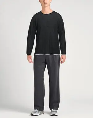 Isabel Benenato Cotton Crewneck Sweater - Black