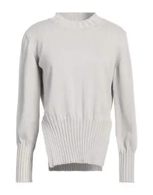 Alpha Studio Cotton Crewneck Sweater - Grey