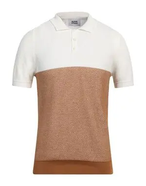 Alpha Studio Knit Cotton Polo Shirt