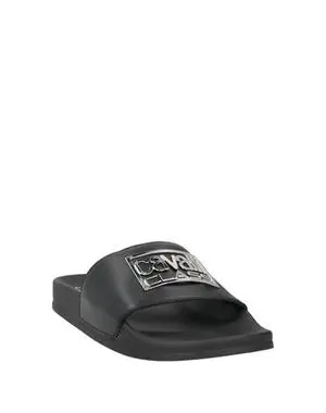 Roberto Cavalli Leather Slides