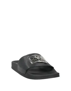 Roberto Cavalli Leather Slides