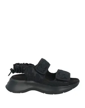 Hogan Textile Sandals - Black